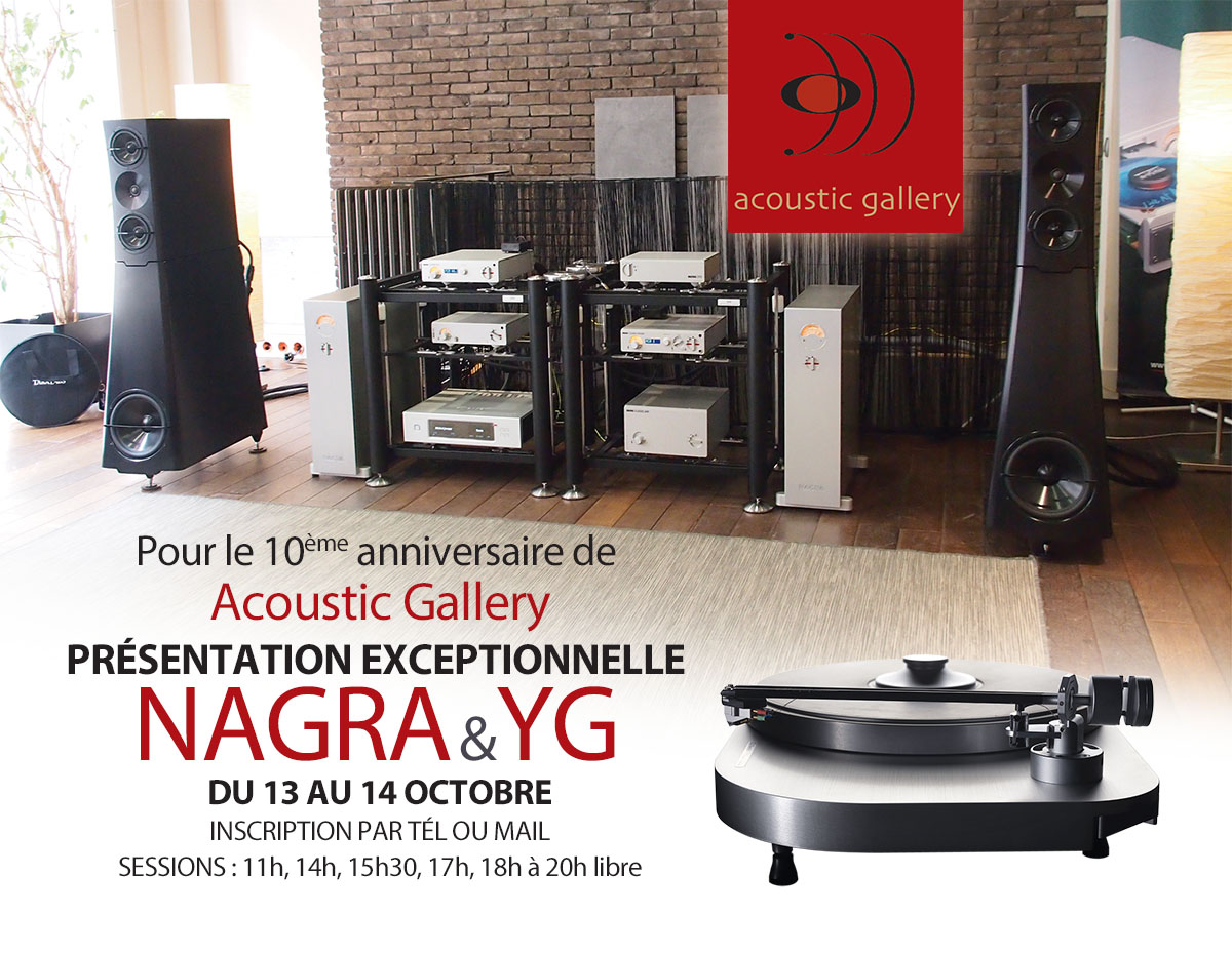 Acoustic Gallery Hi-Fi haut de gamme à Paris
